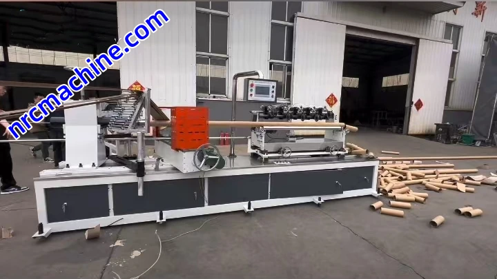 Multi-cutter Spiral Paper Tube Machine - NRC MACHINE