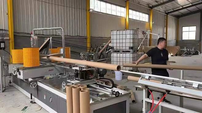 Precision Paper Tube Forming Equipment With CNC and Servo